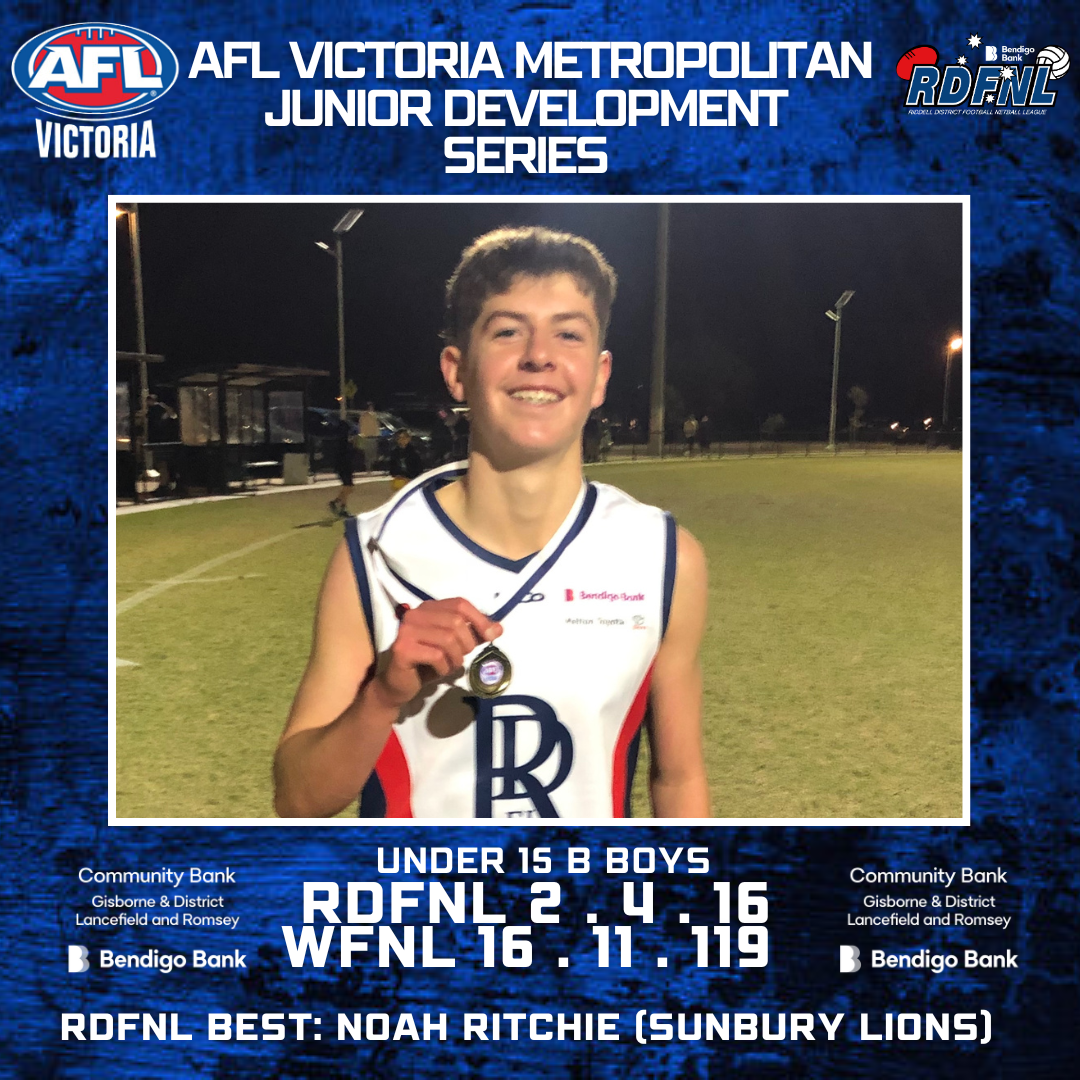 2024 AFL Victoria Metropolitan Junior Development Series